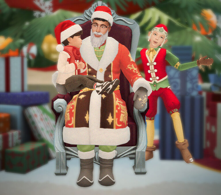 Mod Sims 4 - Father Winter's Little Helper par Ellesimsworld ...